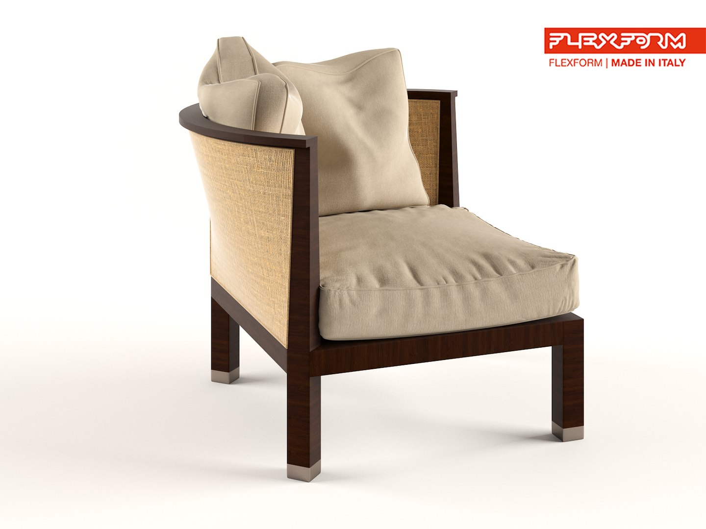 Rosetta Armchair Flexform 3D - TurboSquid 1158647