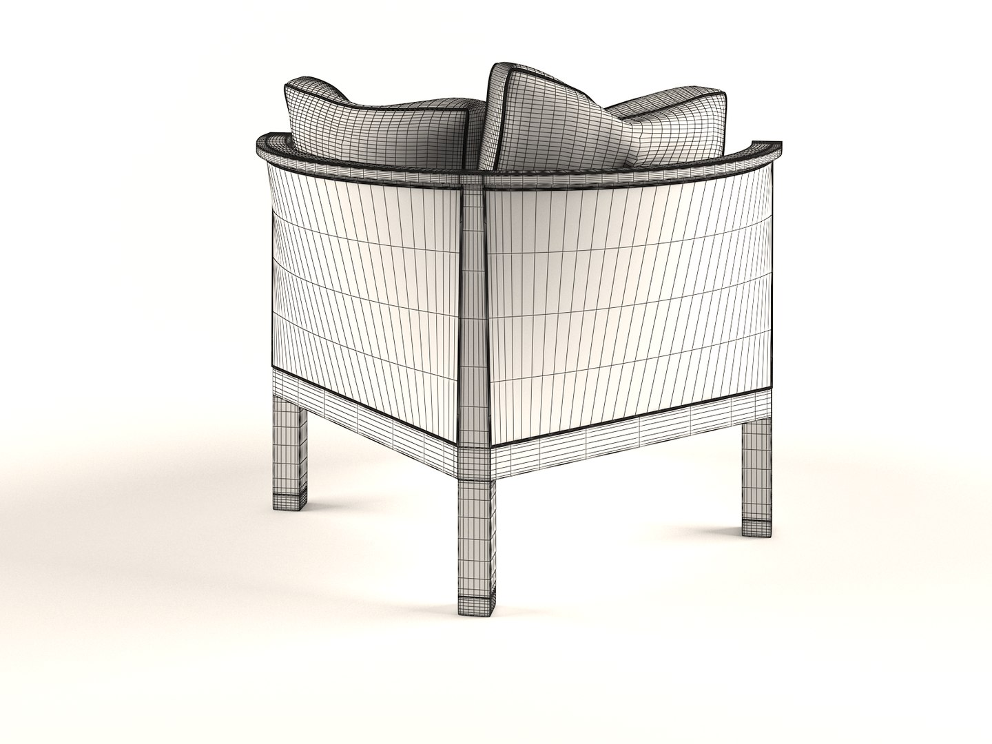Rosetta Armchair Flexform 3D - TurboSquid 1158647
