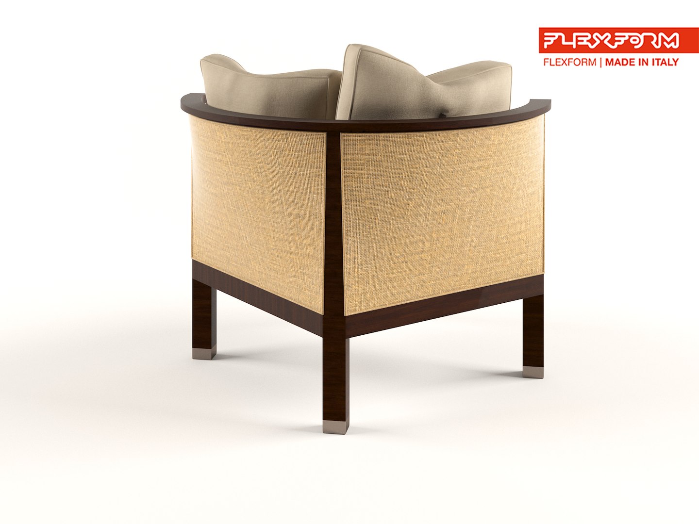 Rosetta Armchair Flexform 3D - TurboSquid 1158647