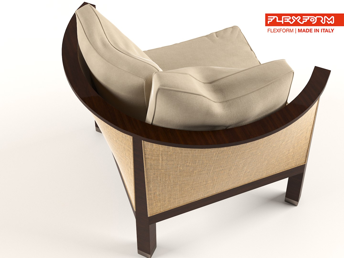 Rosetta Armchair Flexform 3D - TurboSquid 1158647