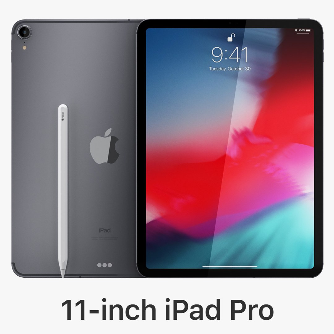 Apple ipad pro 11-inch 3D model - TurboSquid 1344823