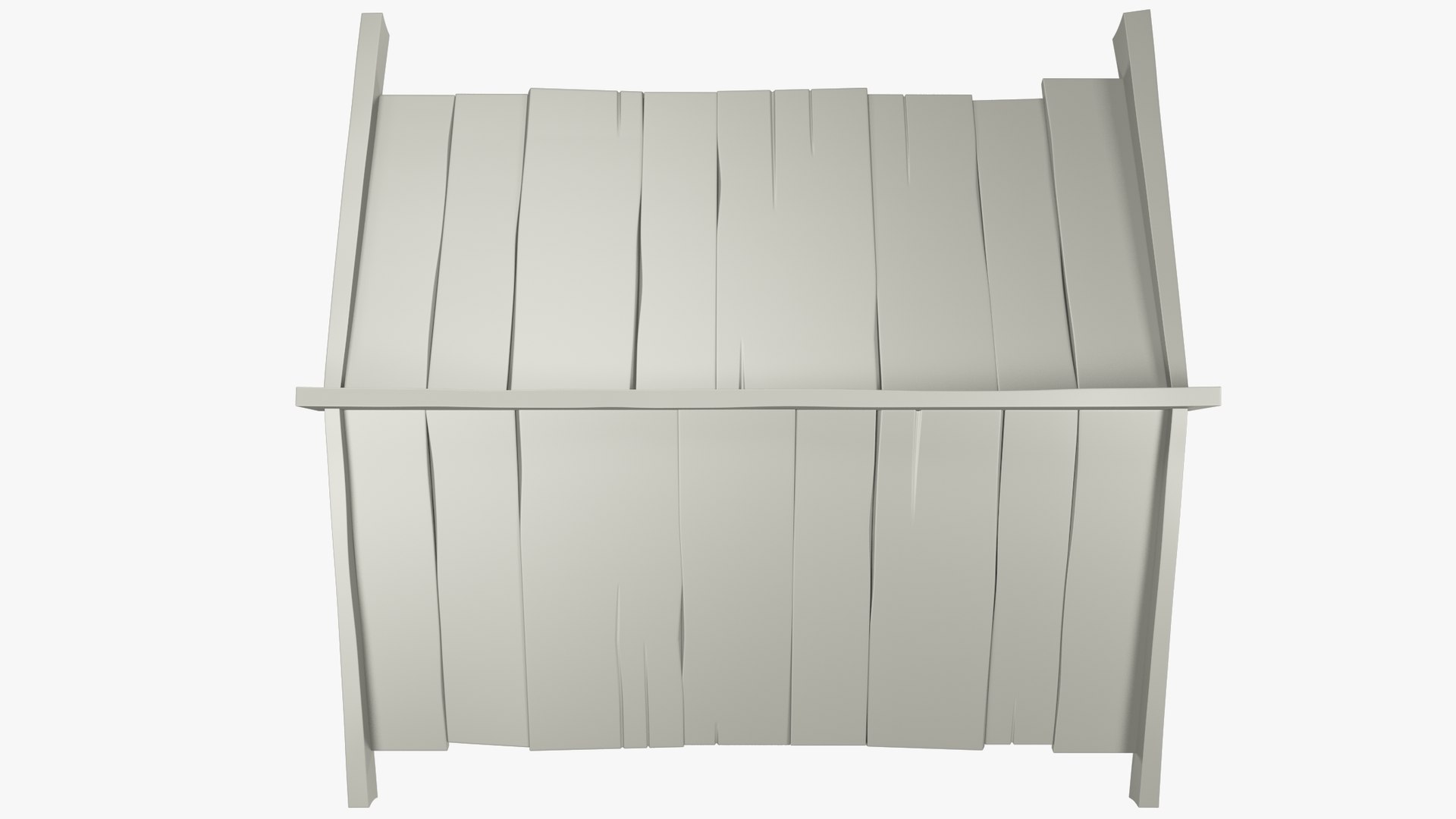 3D Cartoon Wooden Roof Mesh V1 Model - TurboSquid 2204882