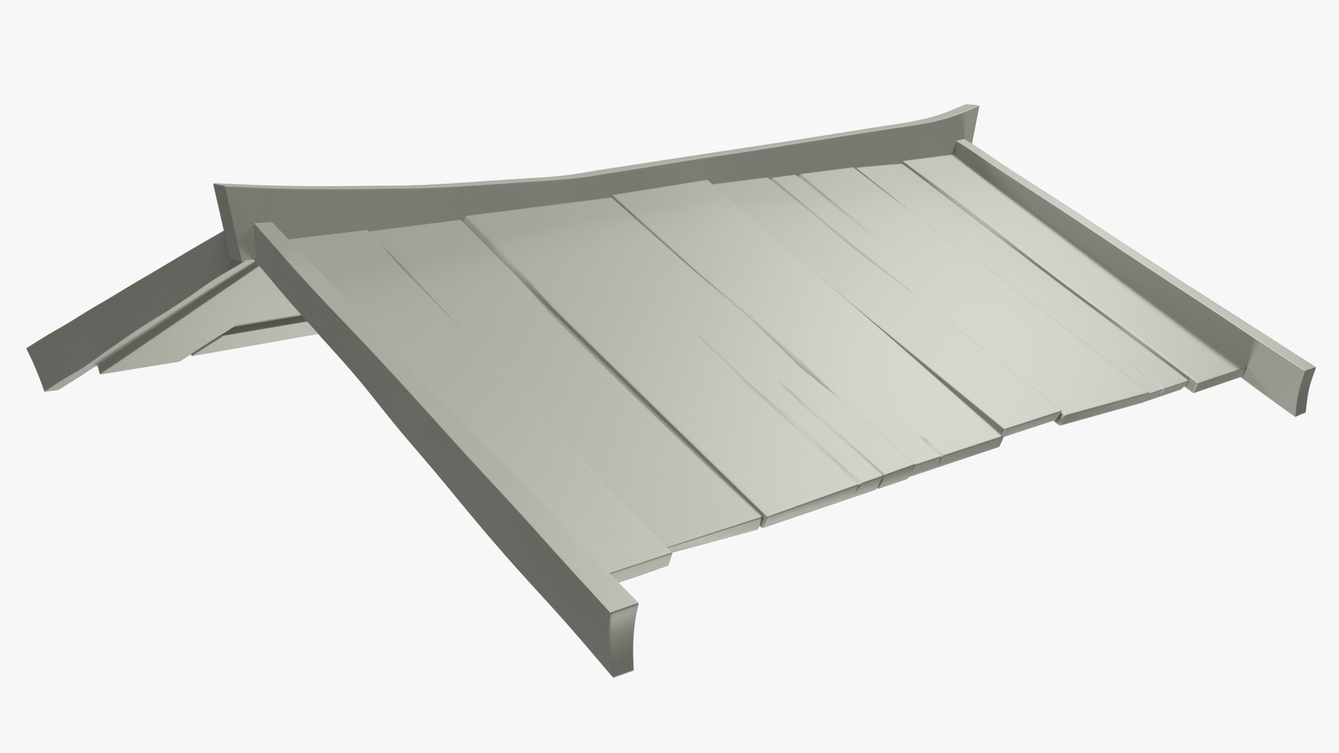 3D Cartoon Wooden Roof Mesh V1 Model - TurboSquid 2204882