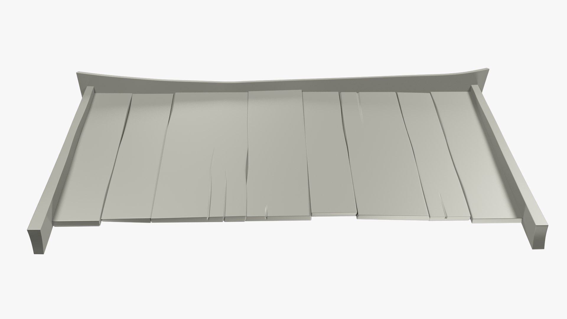 3D Cartoon Wooden Roof Mesh V1 Model - TurboSquid 2204882