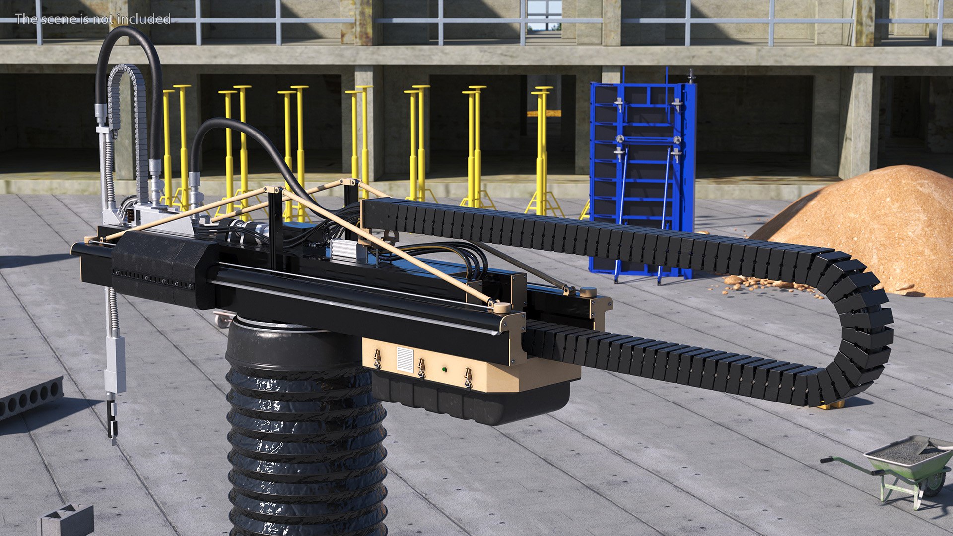 3D Apis Cor Construction 3D Printer Rigged For Maya - TurboSquid 2330699