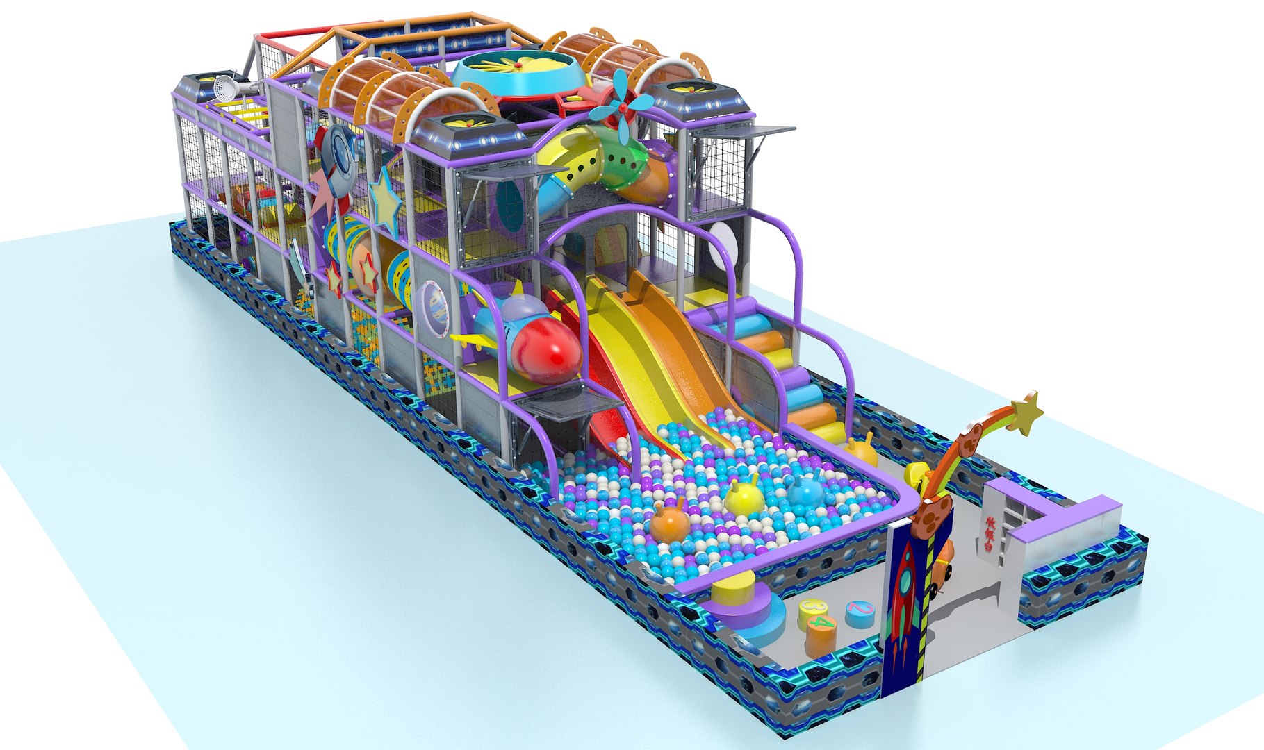 Indoor Playground 3D - TurboSquid 1350052