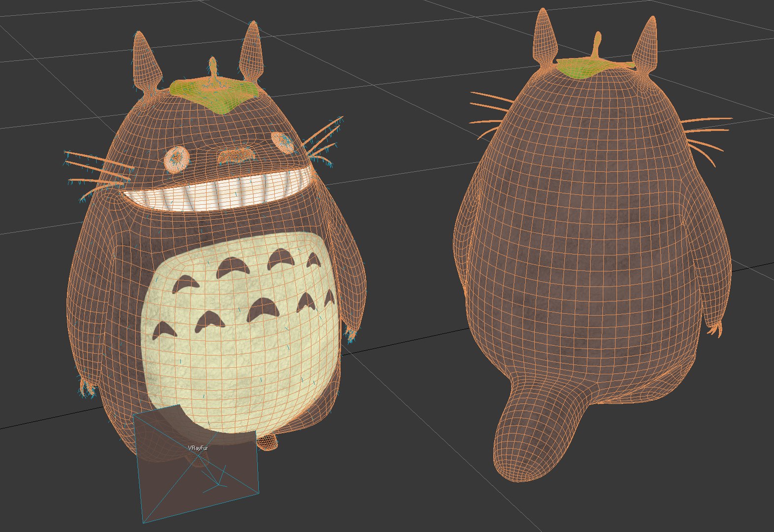 3d Model Neighbor Totoro
