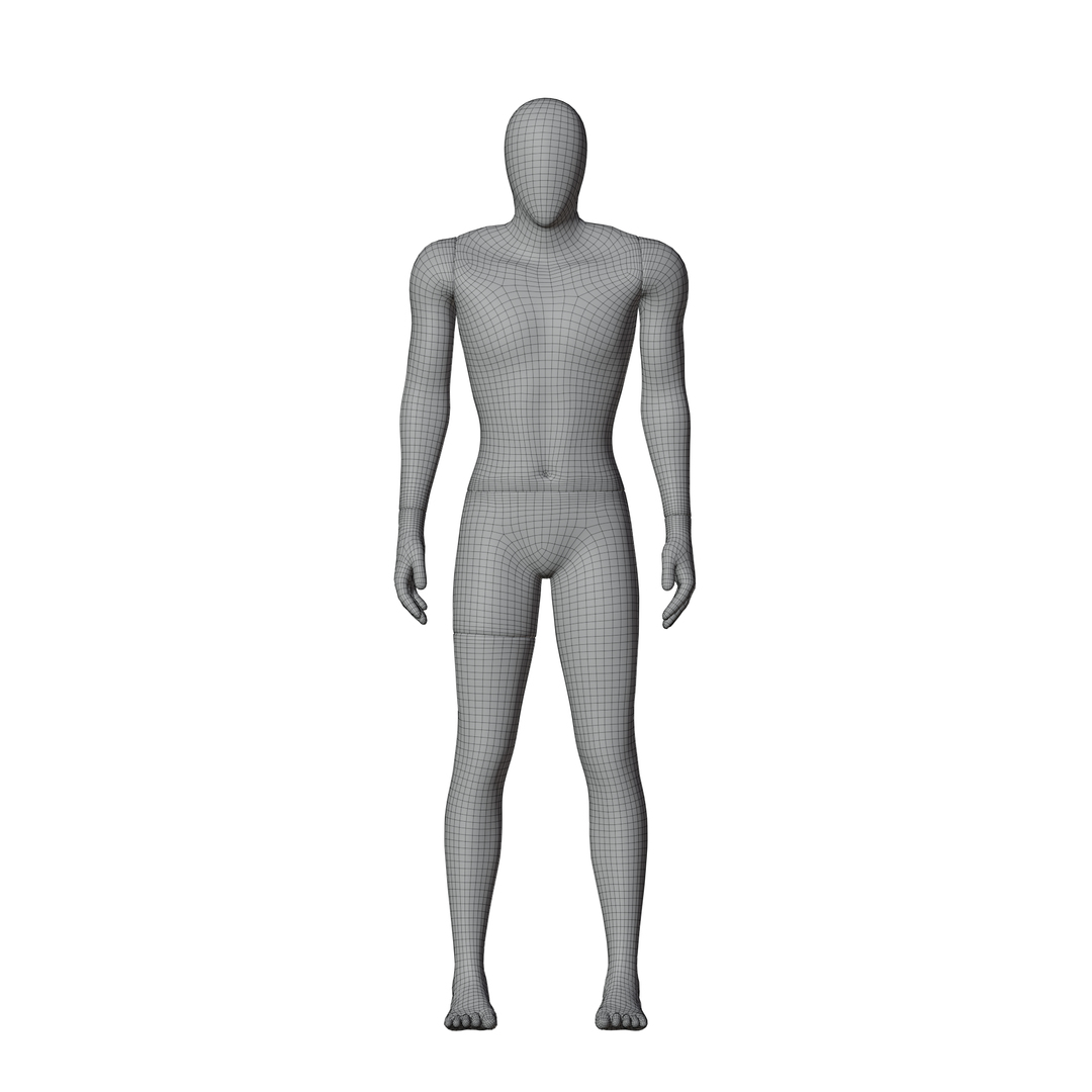 3D Model Male Mannequin 03 - TurboSquid 2051699