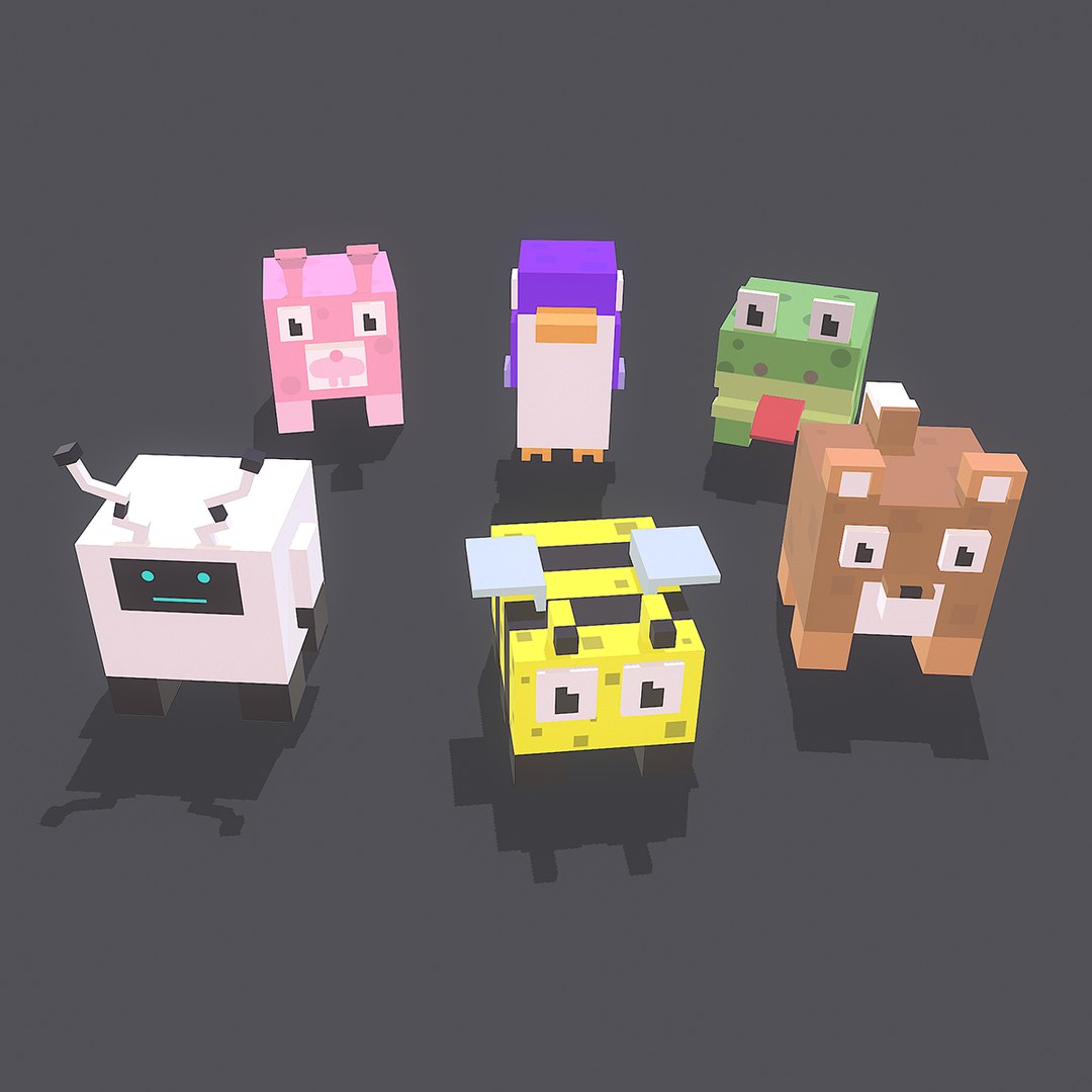 Cartoon Animal Pack 03 Model - TurboSquid 1954031