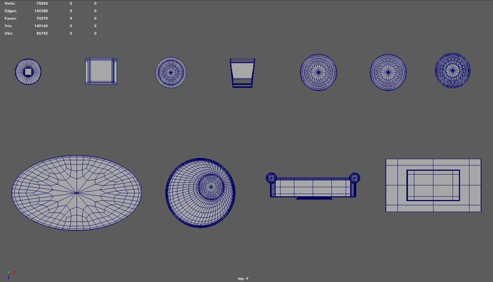 3D Modern Luxury Furniture Pack 01 - TurboSquid 2250408