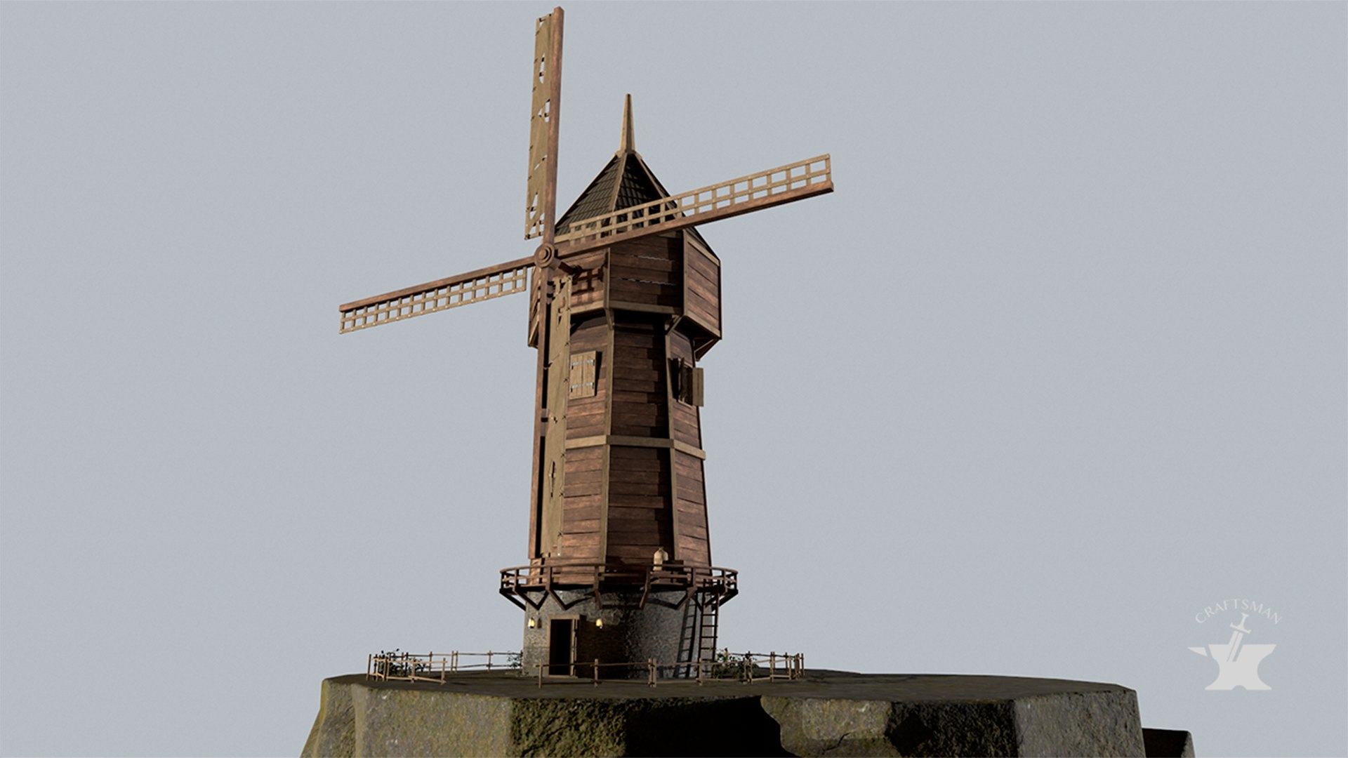 3D Windmill - TurboSquid 2029207