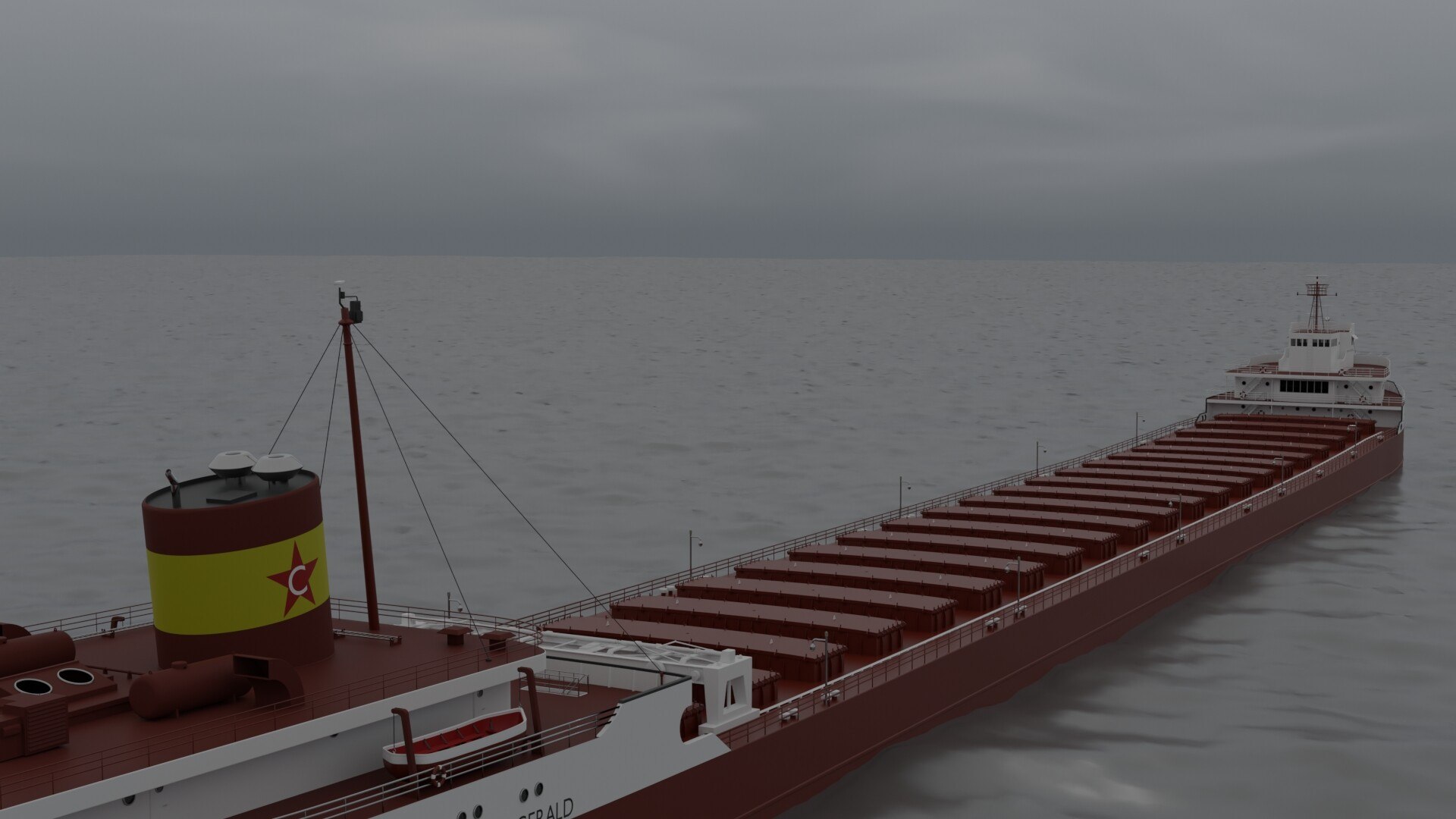Edmund Fitzgerald 3D Model - TurboSquid 1708447