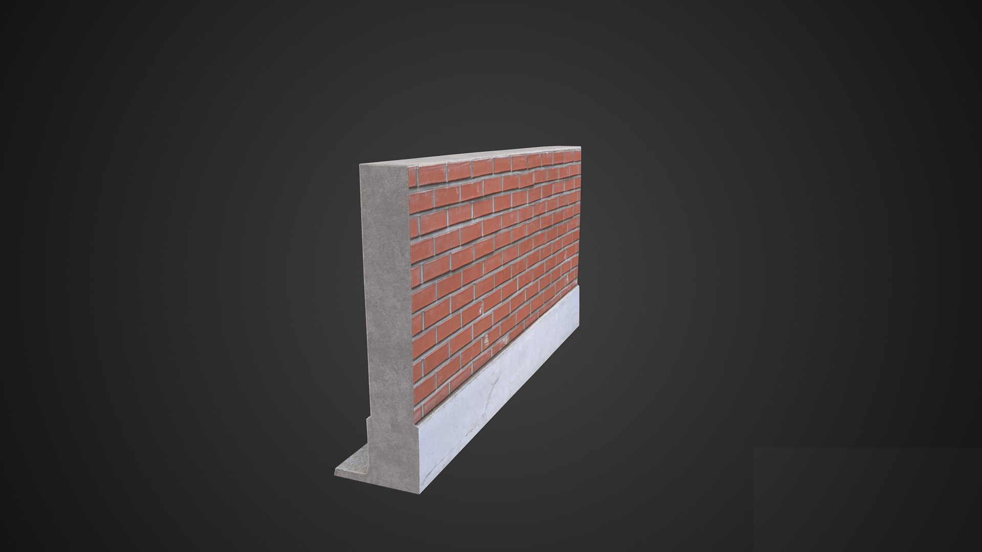 Game Ready Brick Wall 3D - TurboSquid 2076792