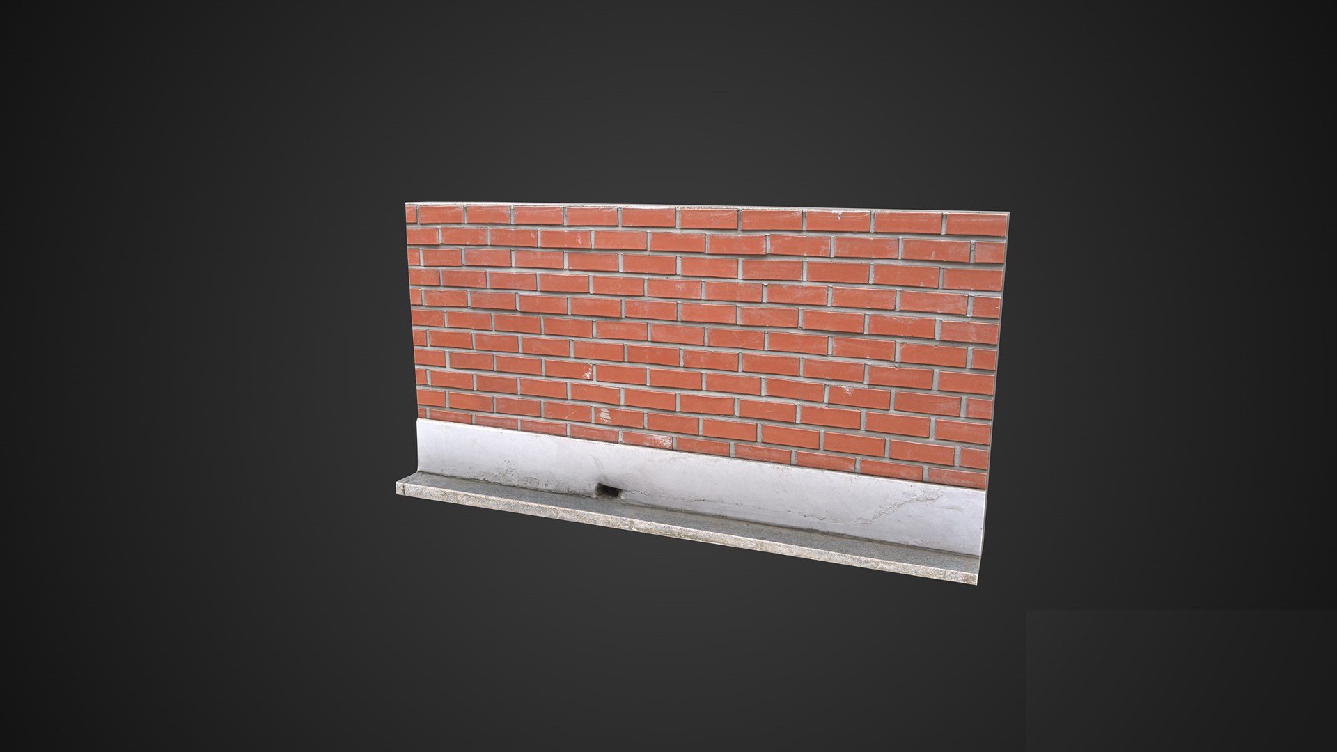 Game Ready Brick Wall 3D - TurboSquid 2076792