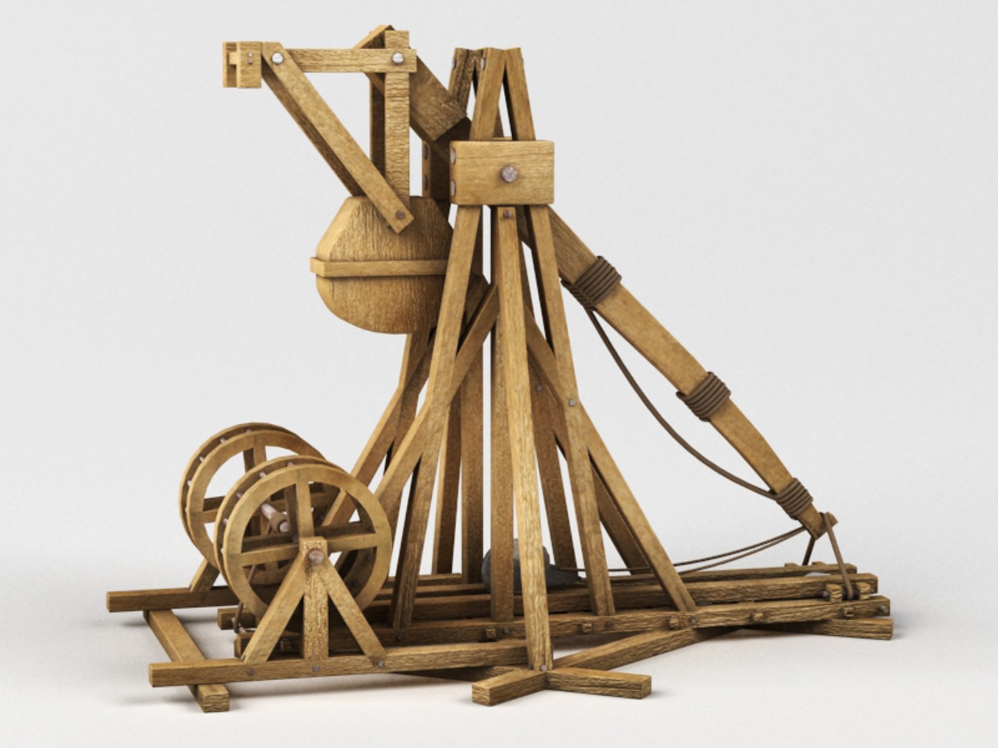 3dsmax Trebuchet Animation