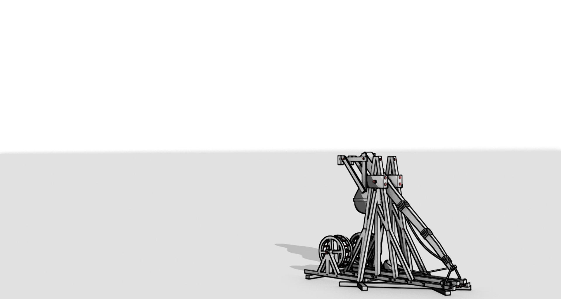 3dsmax Trebuchet Animation