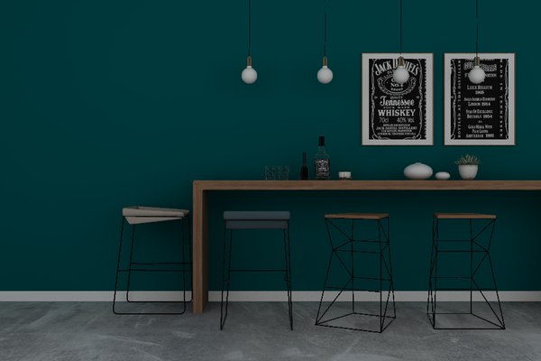 modèle 3D de Comptoir bar 7 - TurboSquid 1455478