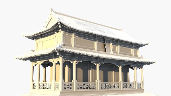 3D model chinese temple - TurboSquid 1671480