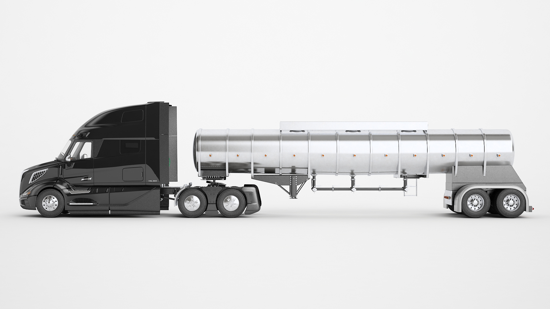 Volvo VNL 860 Truck 2024 Fuel Tank Trailer 03 3D - TurboSquid 2288618