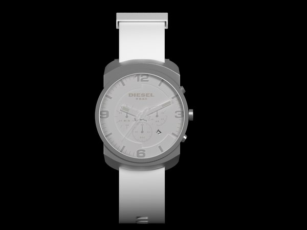diesel man s watch 3d model
