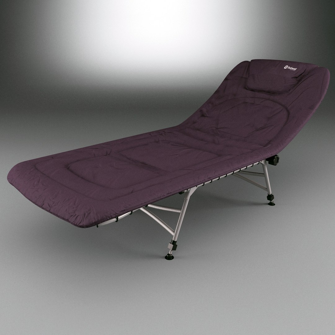 outwell camping cot deluxe 3d max