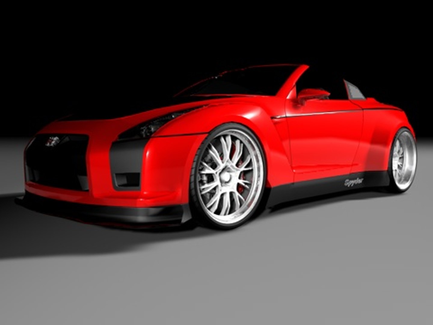 Spyder Gtr 3d Model
