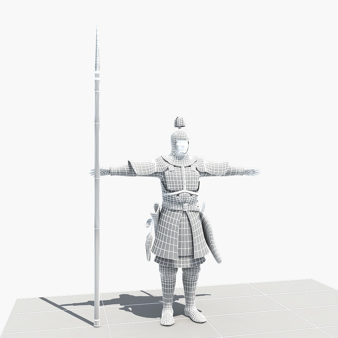 3D ancient soldier model - TurboSquid 1514341