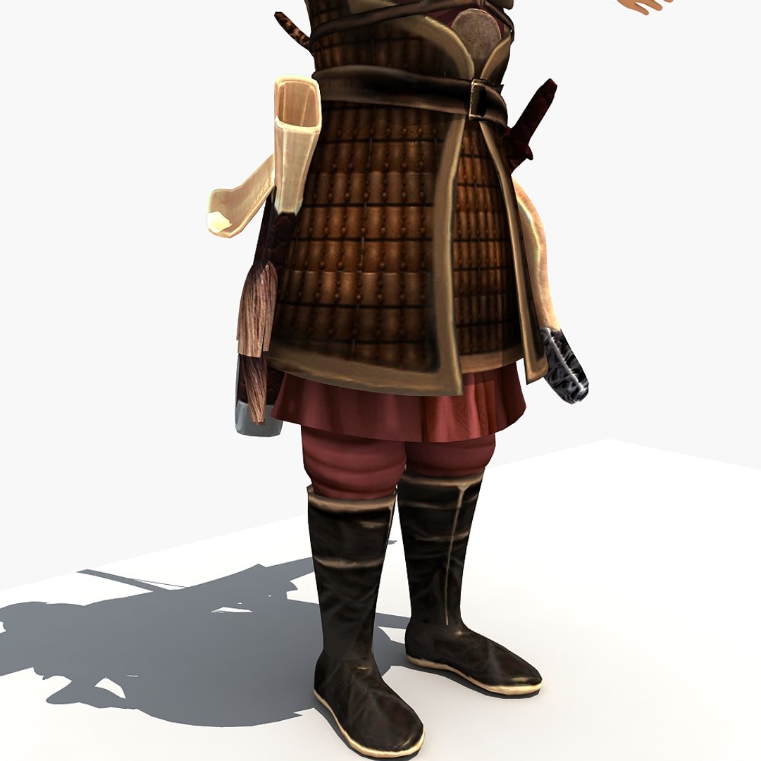 3D Ancient Soldier Model - TurboSquid 1514341