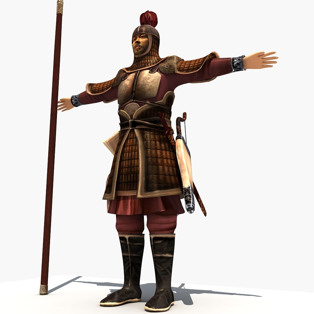 3D ancient soldier model - TurboSquid 1514341