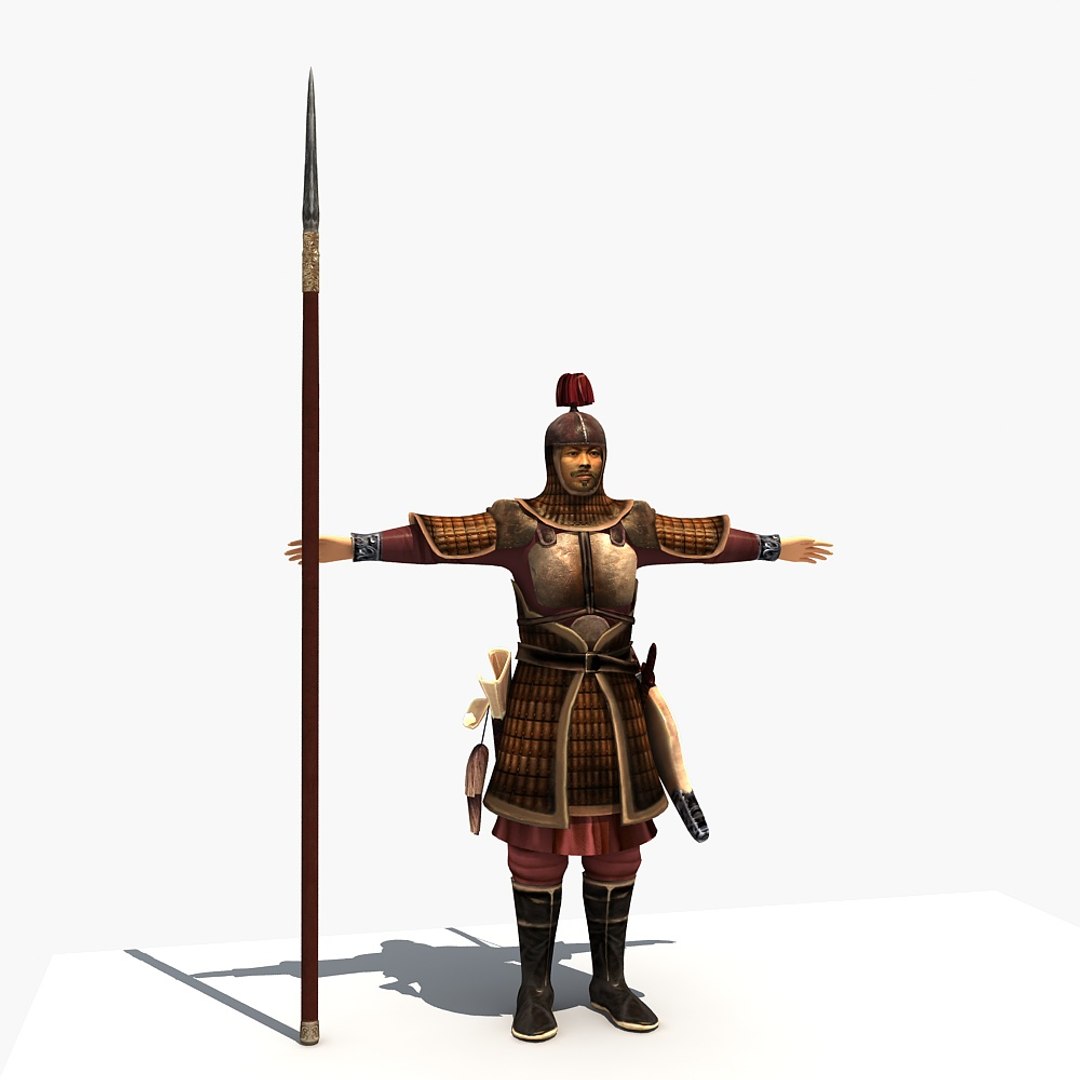 3D ancient soldier model - TurboSquid 1514341