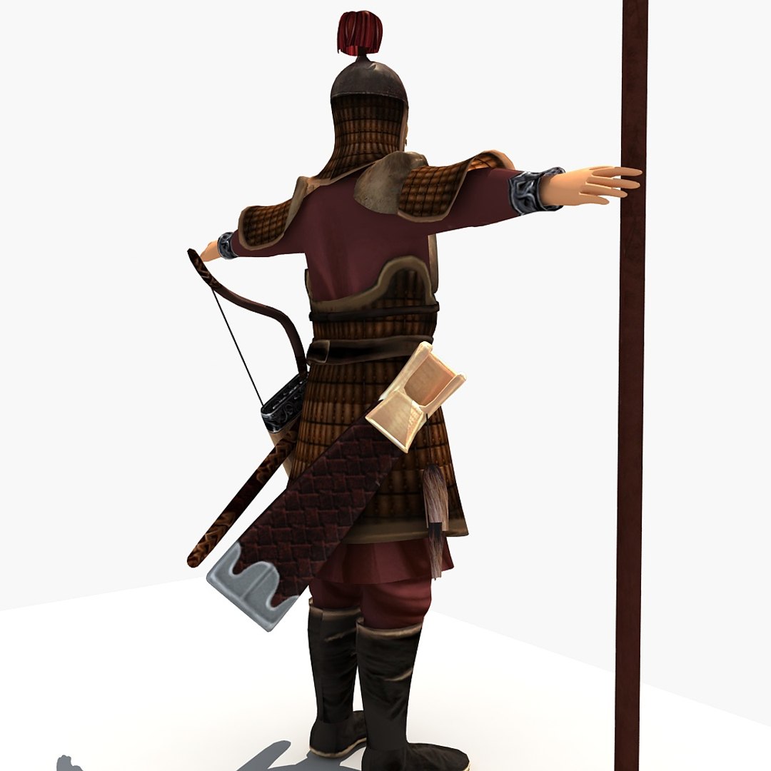 3D Ancient Soldier Model - TurboSquid 1514341