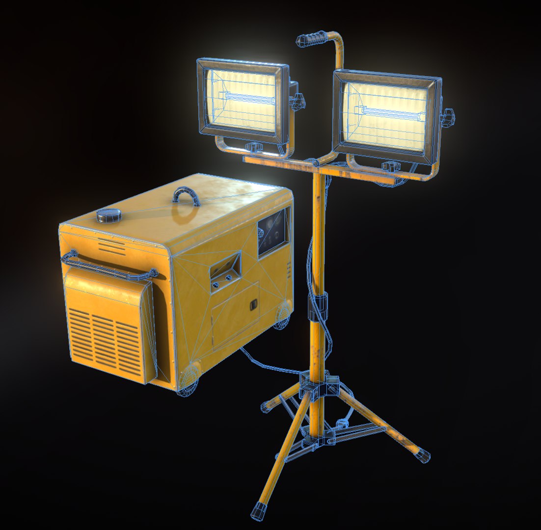 3D Generator Lamp Source - TurboSquid 1172131