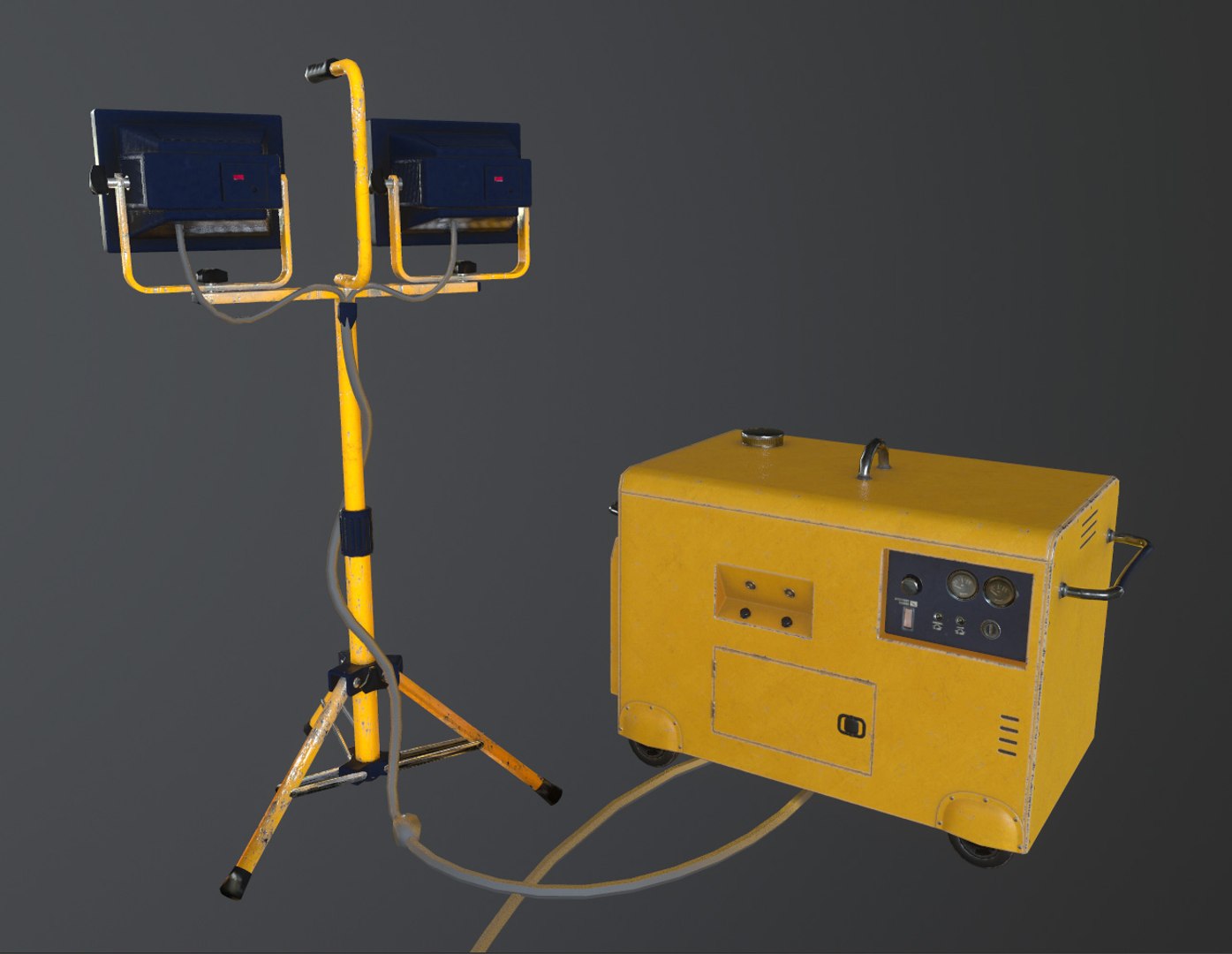 3D Generator Lamp Source - TurboSquid 1172131