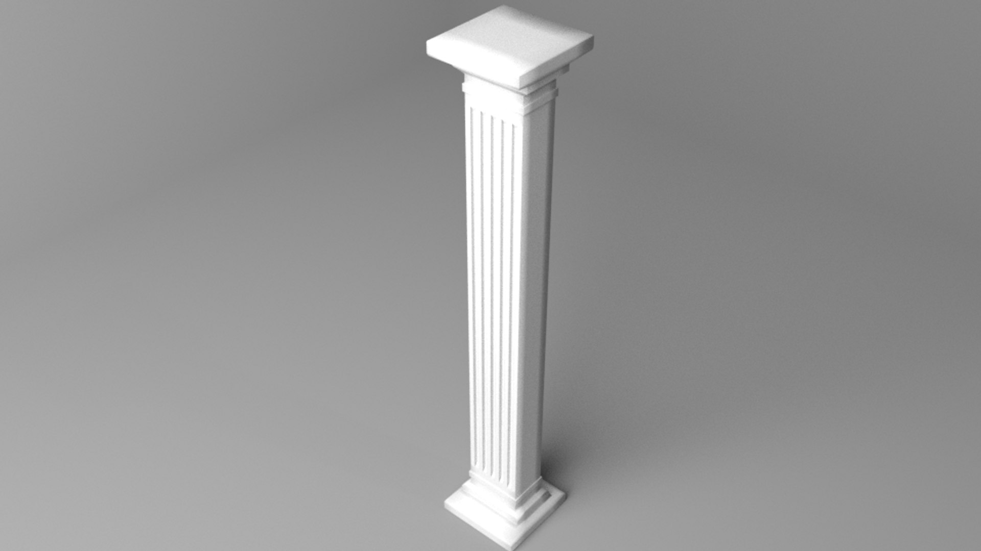 3D Model Pillar Rectangle 5 - TurboSquid 1572695