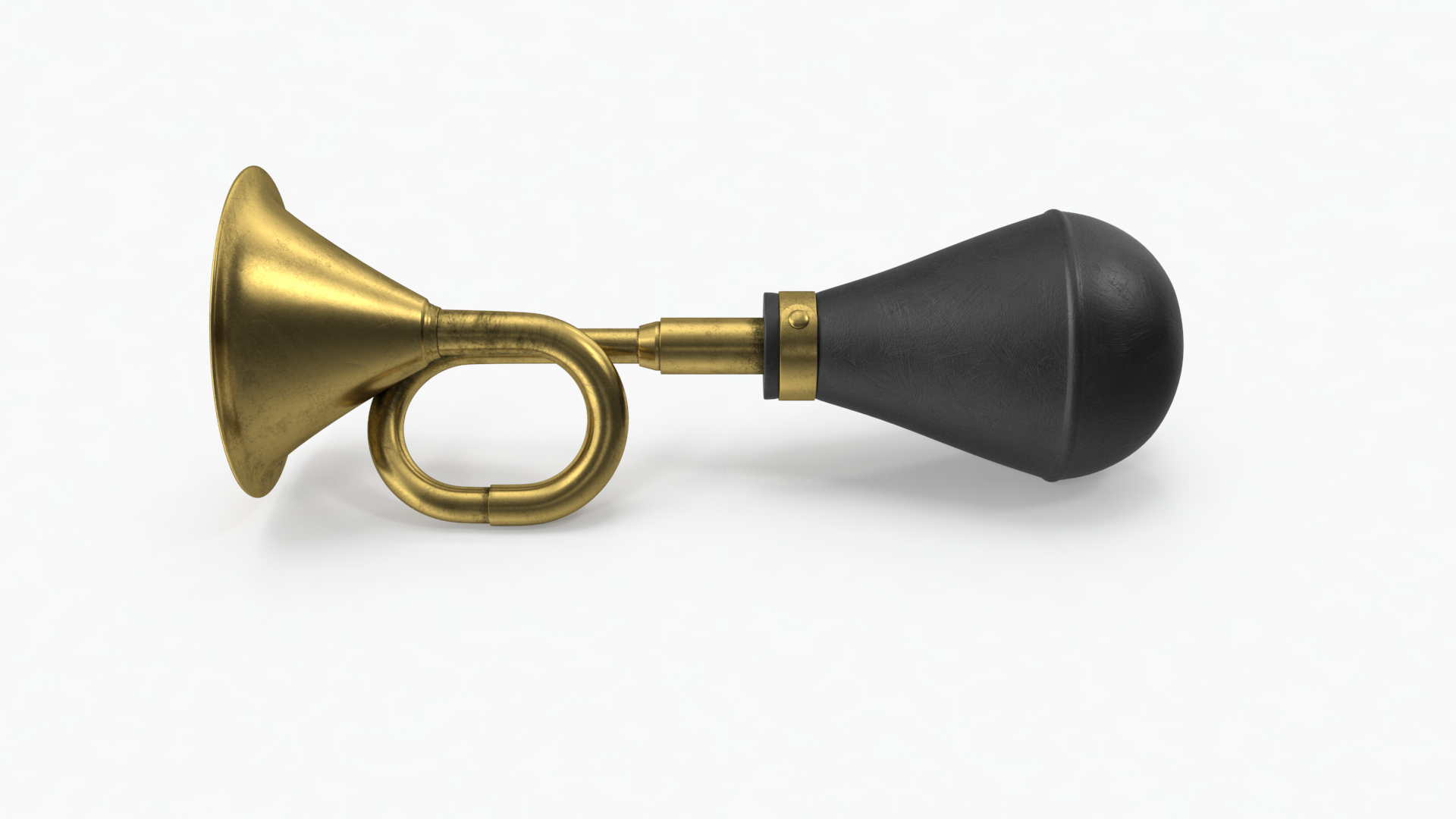 3D Vintage Car Trumpet Model - TurboSquid 1492831