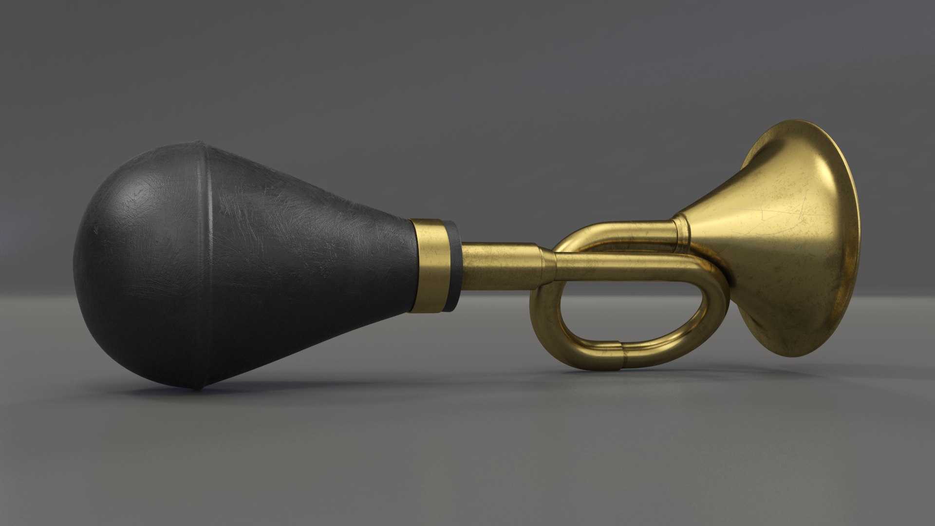 3D vintage car trumpet model - TurboSquid 1492831