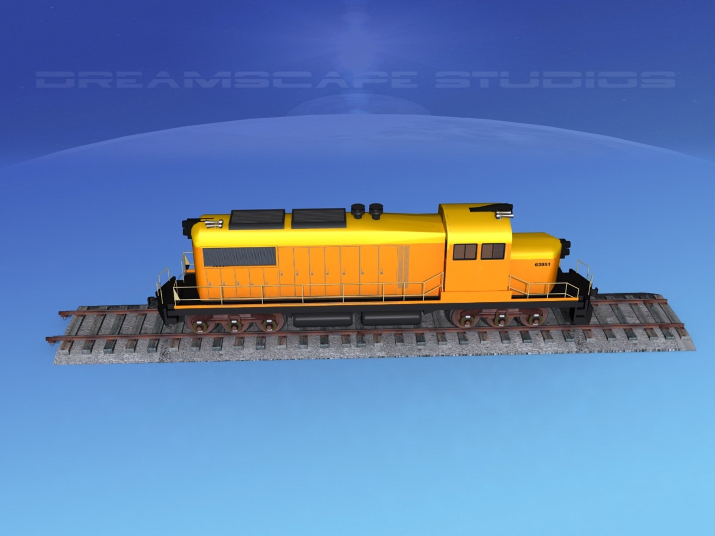 3D diesel train locomotive - TurboSquid 1320837