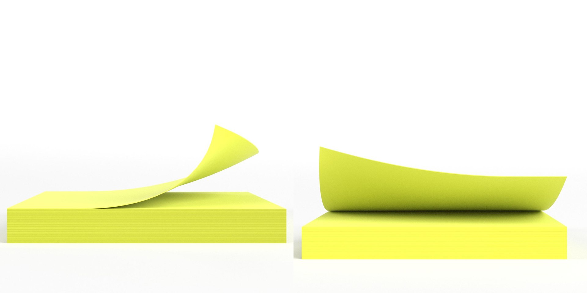 Memo Note Block 3D Model - TurboSquid 1465529