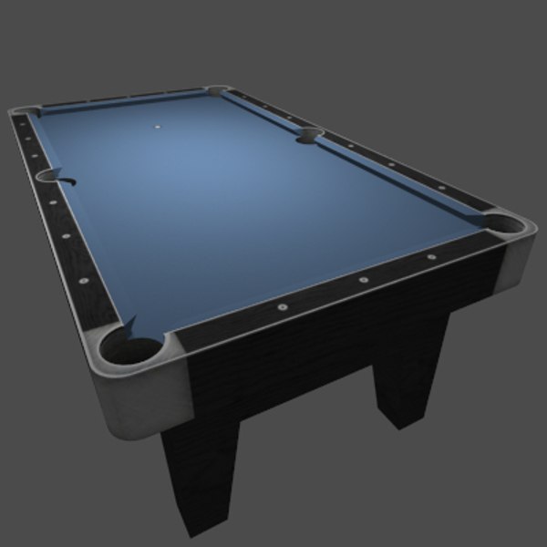 billiards pool tables 3d model
