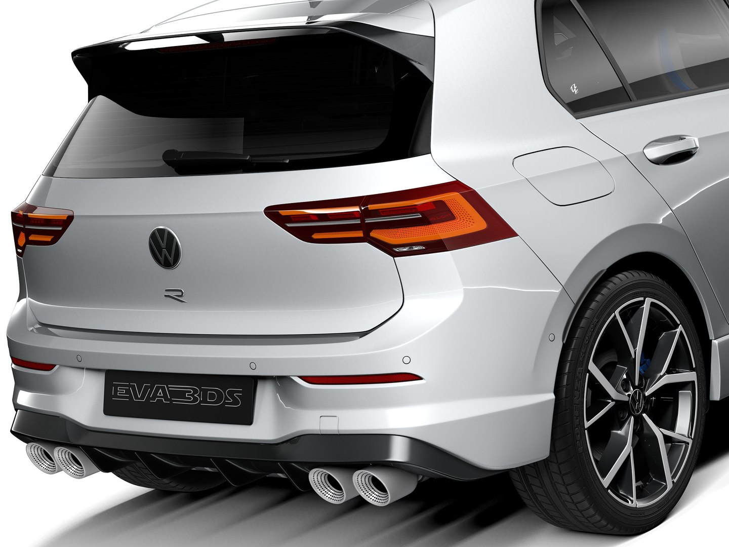 3D Volkswagen Golf R 2022 Model - TurboSquid 1851216