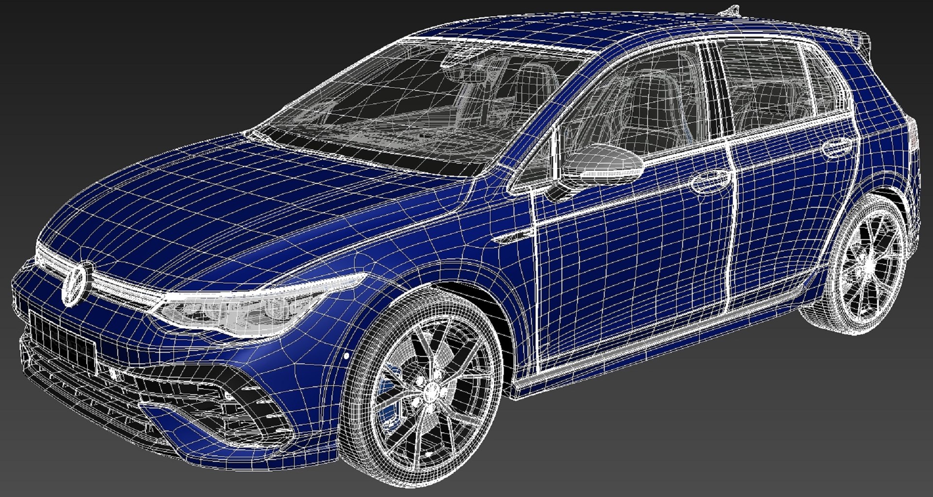 3D Volkswagen Golf R 2022 Model - TurboSquid 1851216