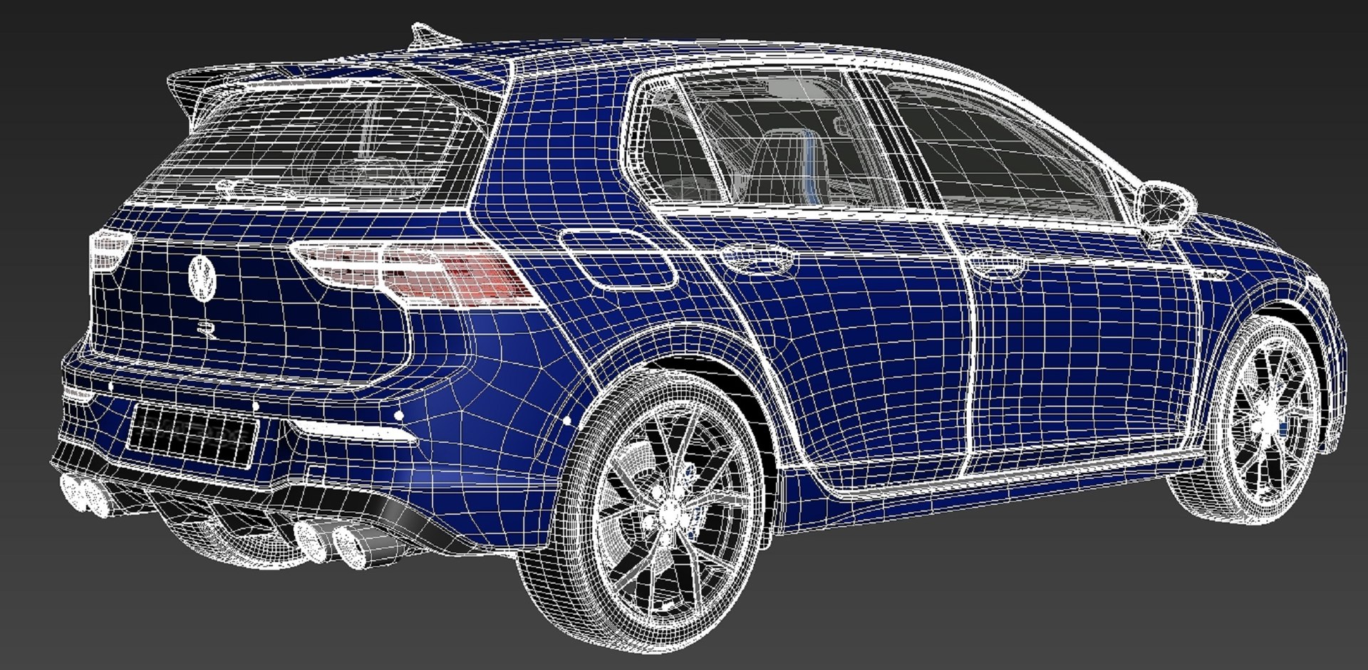 3D Volkswagen Golf R 2022 Model - TurboSquid 1851216