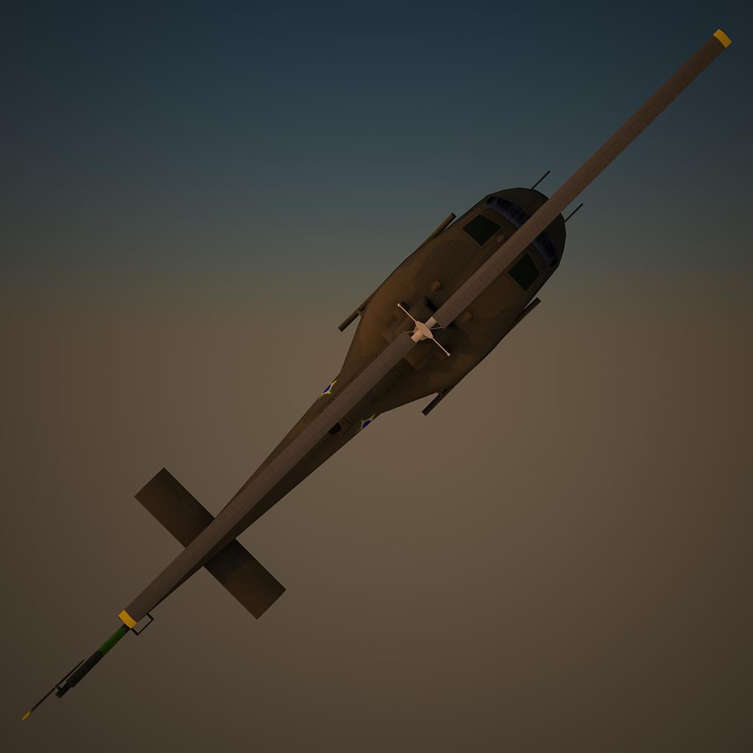 Bell Fab Helicopter 3d Max