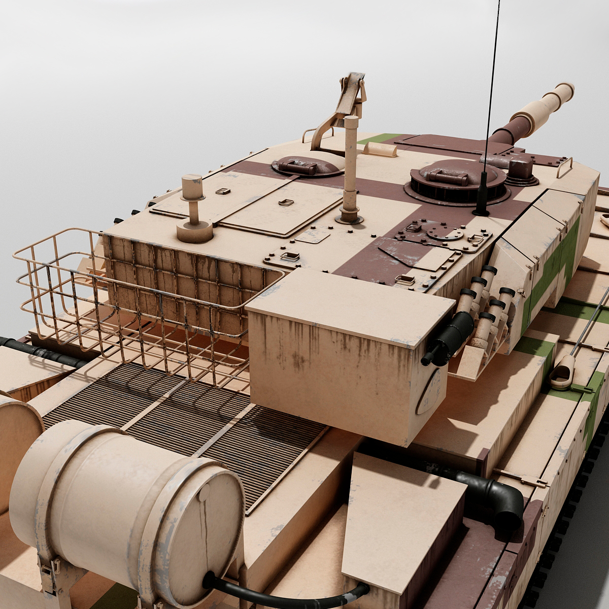 indian arjun tank main 3d obj