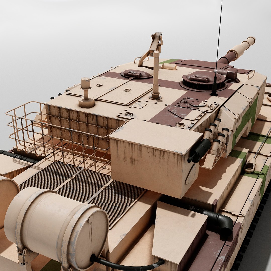 indian arjun tank main 3d obj