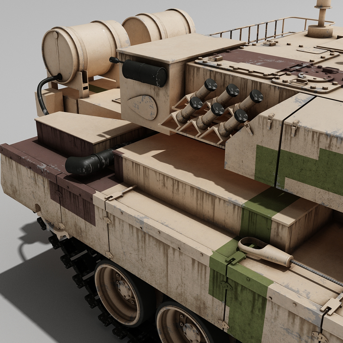 indian arjun tank main 3d obj