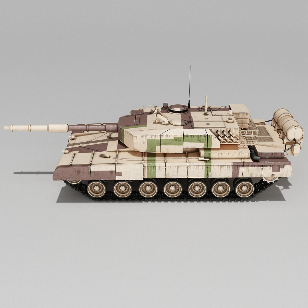 indian arjun tank main 3d obj