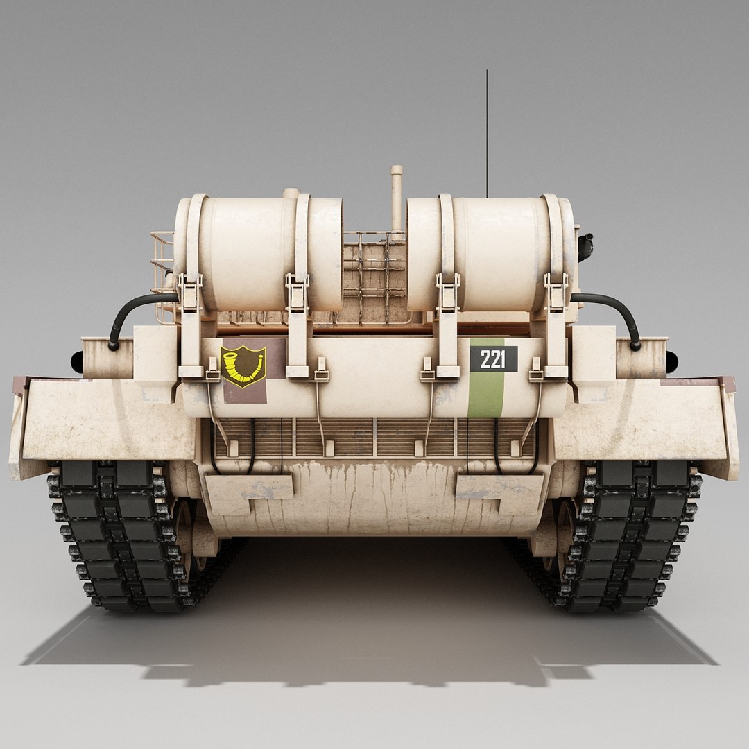 indian arjun tank main 3d obj