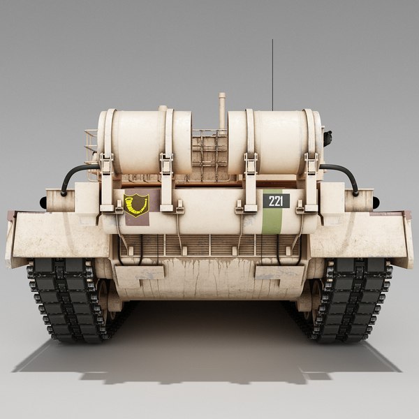 indian arjun tank main 3d obj