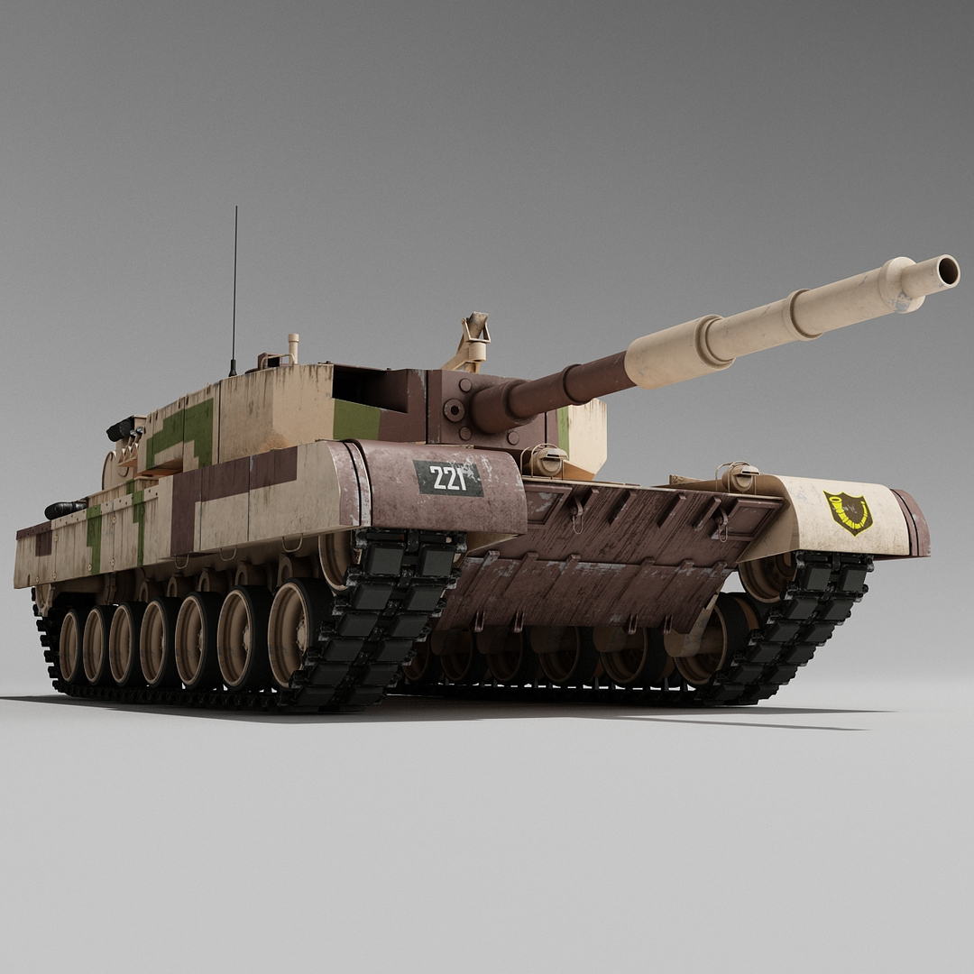 indian arjun tank main 3d obj